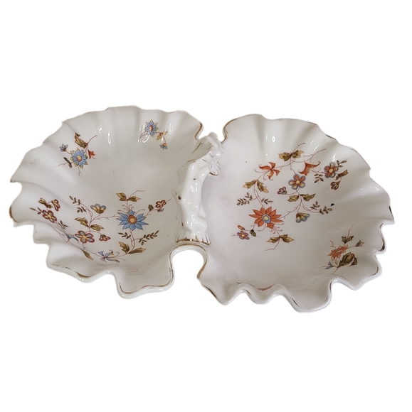 Vintage | Dining | Vintage Divided Porcelain Dish | Poshmark